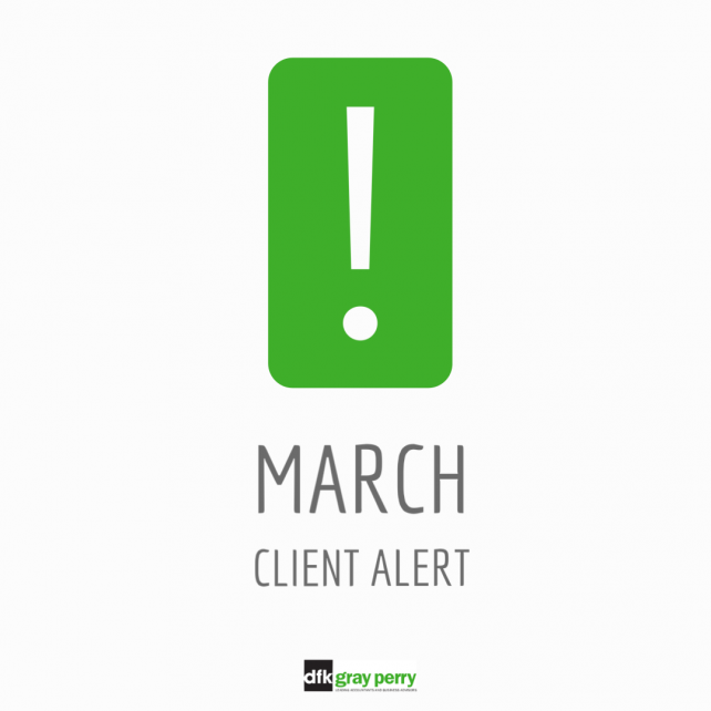 March Client Alert - DFK Gray Perry Adelaide